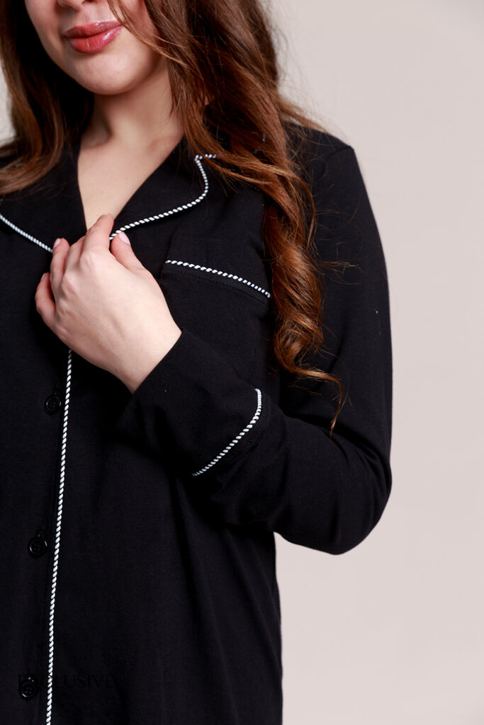 Robe Pyjama Coton Midnight Code - Exclusive | Destination #1 Lingerie ...